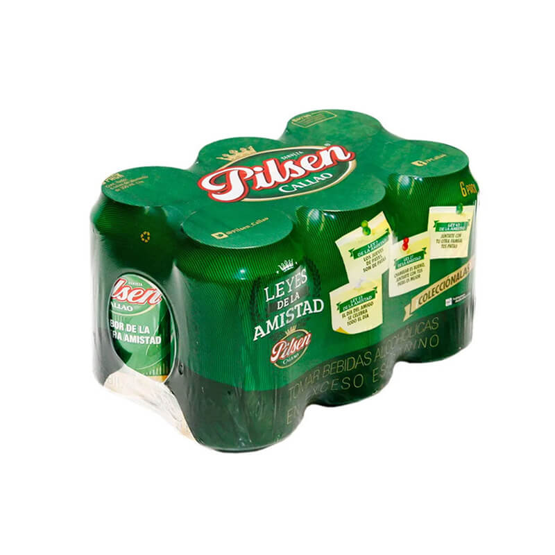 Cerveza Pilsen Callao SixPack Lata 355 ml – Liqueurbeef
